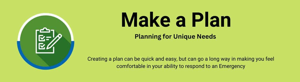 Make a Plan - Planning for Unique Needs - Richmond Fire-Rescue